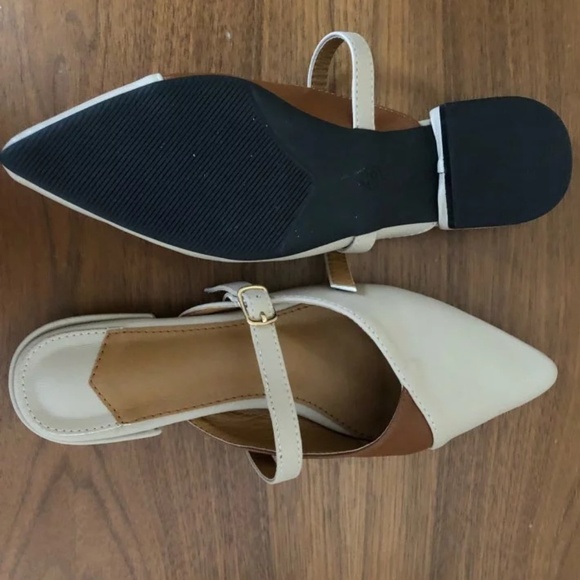 Shoes | Classic Pointed Toe Beige Mules | Poshmark
